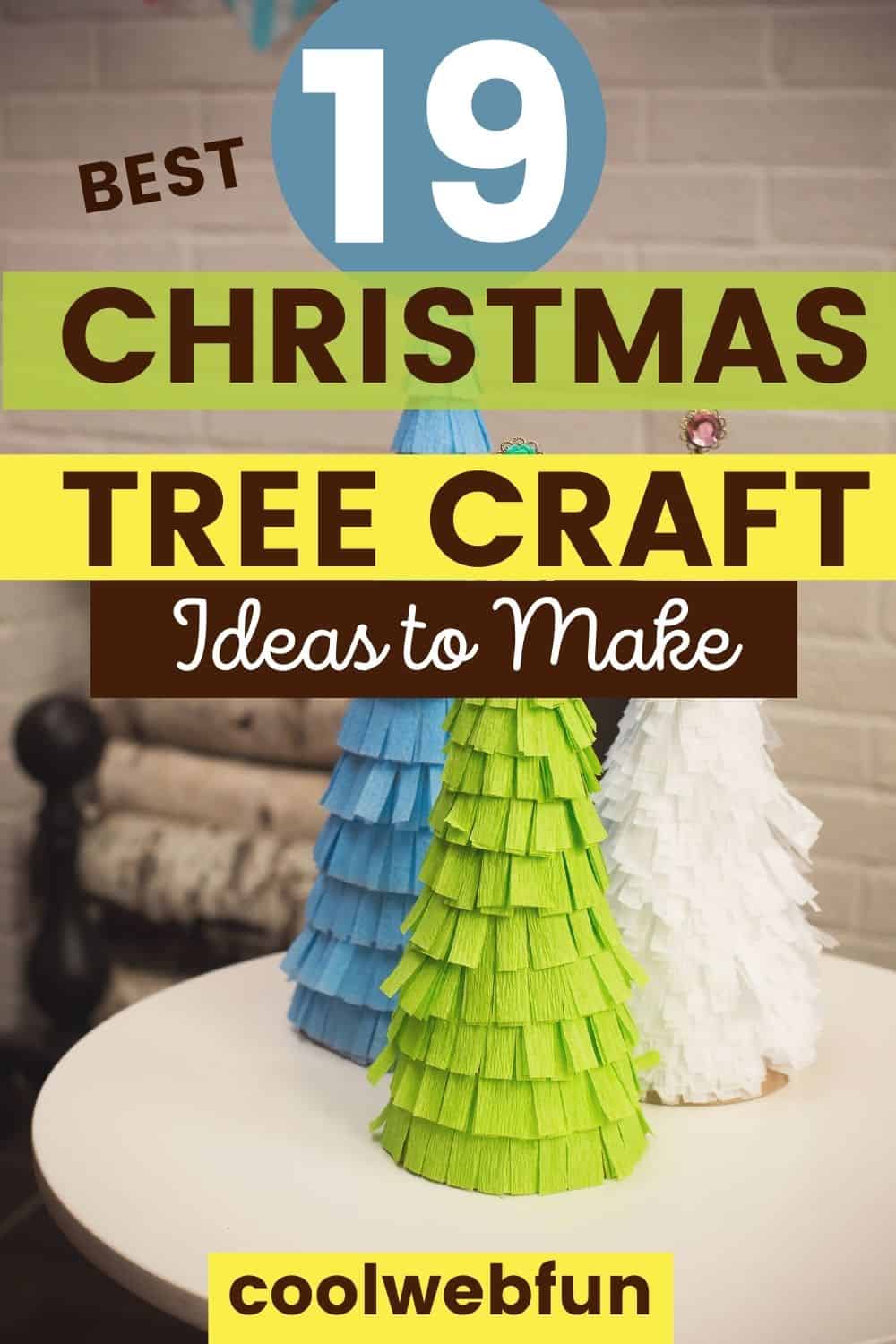 19 Creative Christmas Tree Craft Ideas - Cool Web Fun